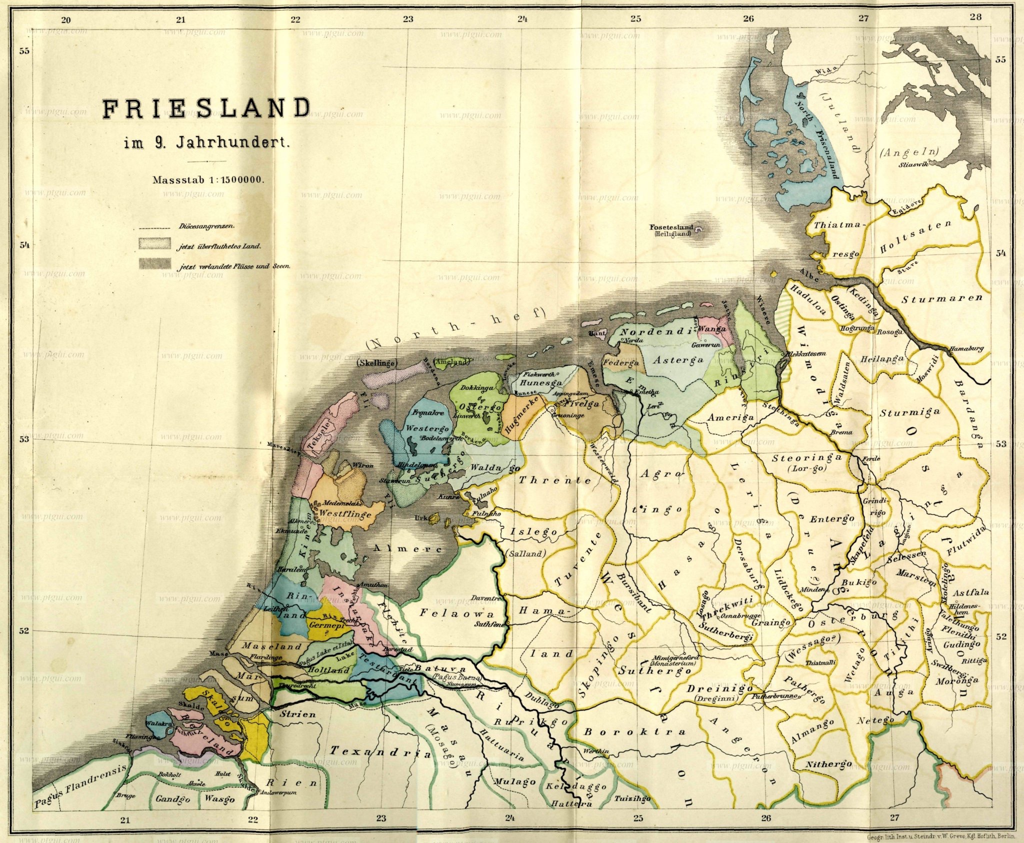 Charts and Map – Frisia Coast Trail